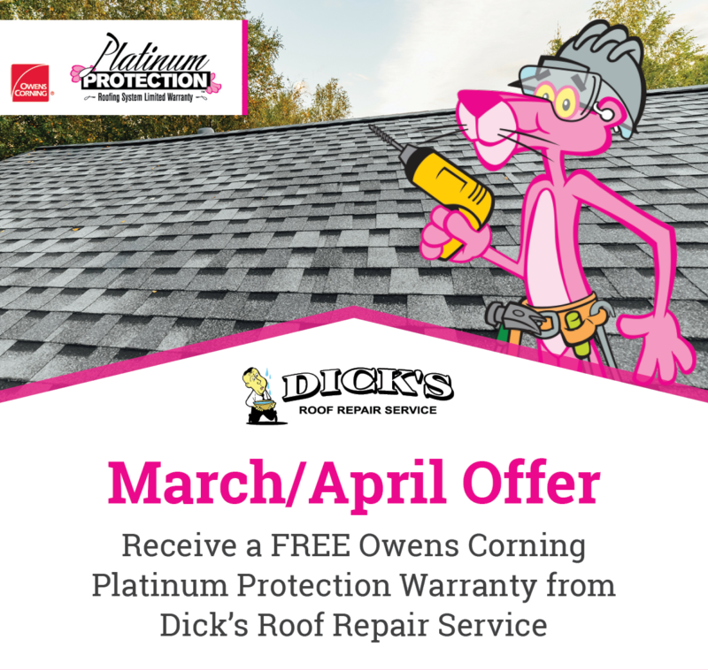 March/April Offer: FREE Owens Corning Platinum Protection Warranty from ...