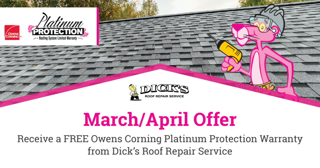 March/April Offer: FREE Owens Corning Platinum Protection Warranty from ...